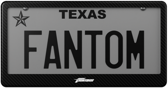 Blackout License Plate Privacy Cover Universal Fit Fantom® – Seasonwear ...