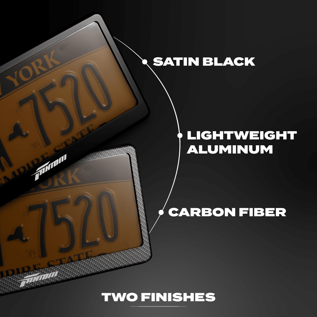 Blackout License Plate Privacy Cover Universal Fit Fantom® – FantomTec