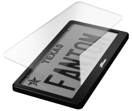 Blackout License Plate Privacy Cover Universal Fit Fantom® – Seasonwear ...